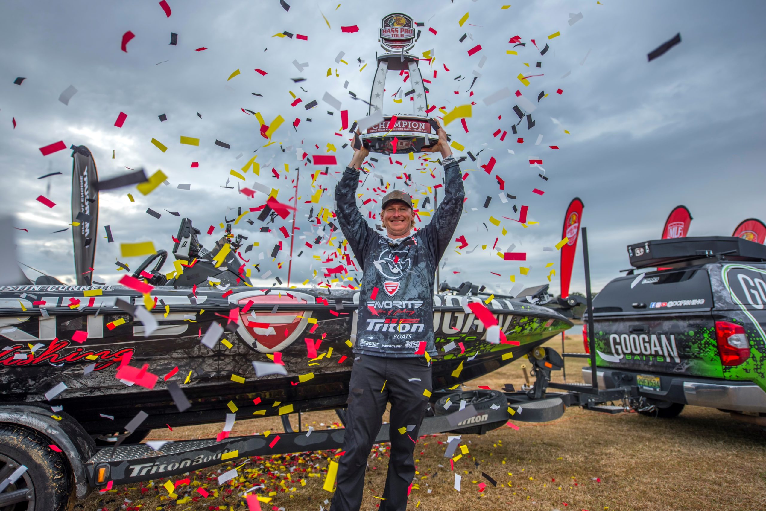 Lowrance Pro Angler Dustin Connell Wins Major League Fishing Stage ...