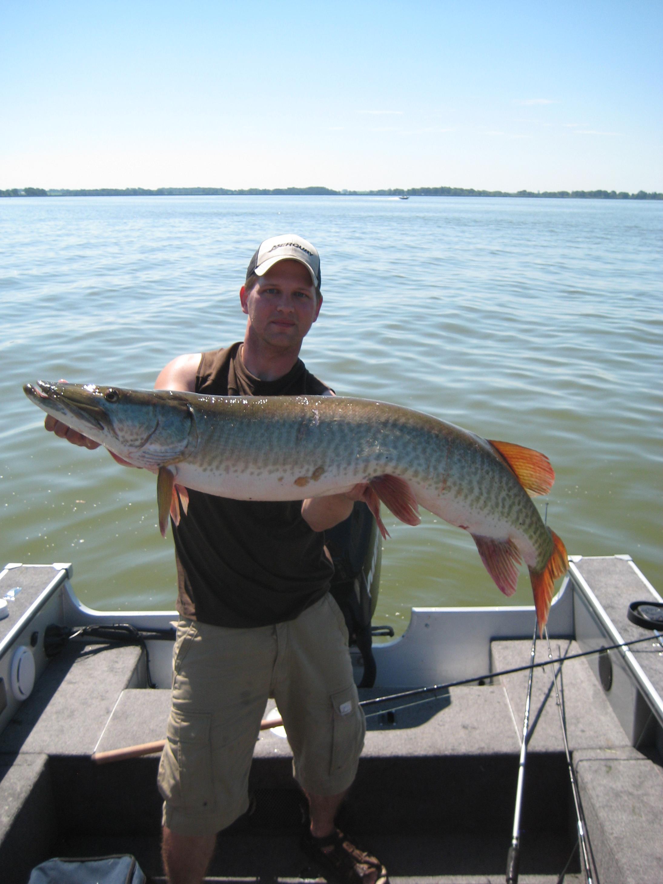 Big muskie caught on Lake X in City X, WI on 7/10/2010 | MuskieFIRST