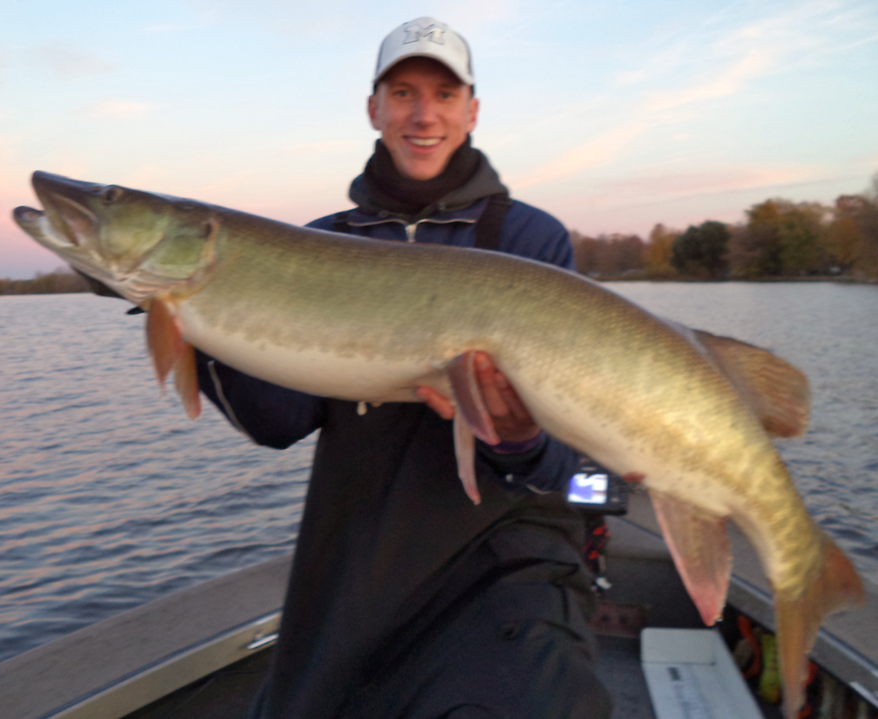 Big muskie caught on Lake X in Hastings, MI on 10/27/2013 | MuskieFIRST