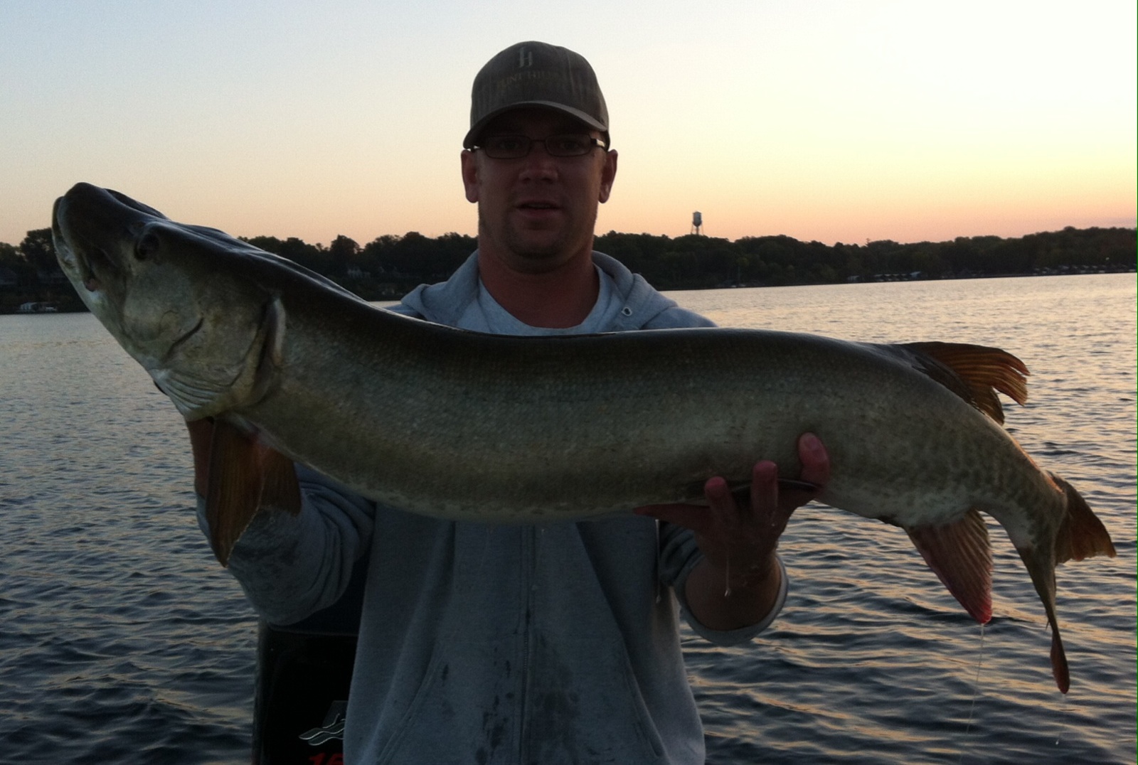 Big muskie caught on Lake Minnetonka in Minnetonka, MN on 9/26/2014 ...