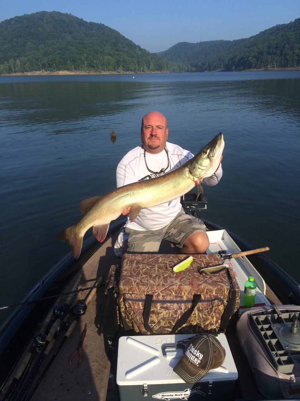 Big muskie caught on Cave Run Lake in X, KY on 6/7/2015 | MuskieFIRST