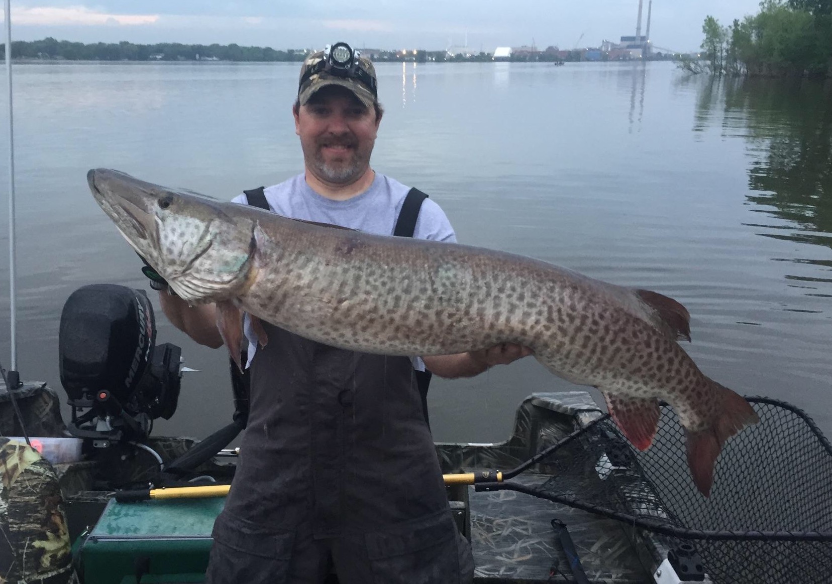 Big muskie caught on Fox River in Green Bay, WI on 5/28/2016 | MuskieFIRST