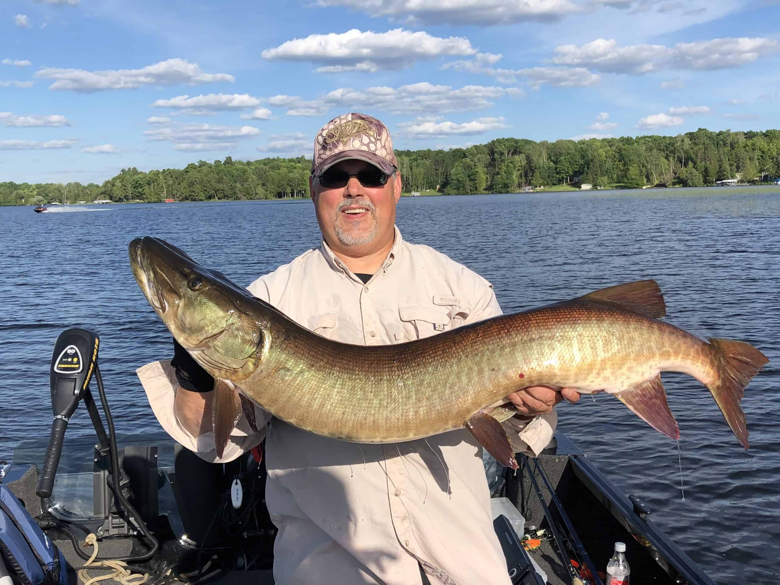 48 inch muskie on lake x in Antigo Wisconsin on 06/25/2020 | MuskieFIRST