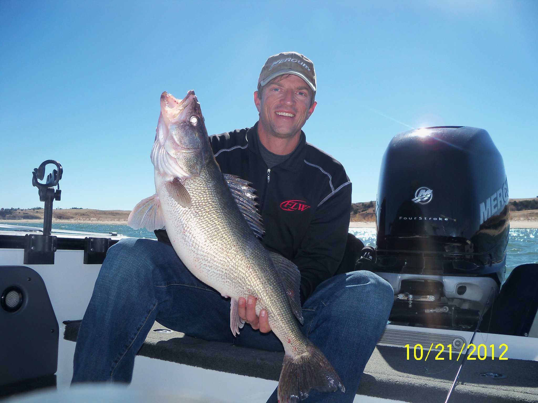 Big Walleye caught on Lake McConaughy in Ogallala, NE on 10/21/2012 ...