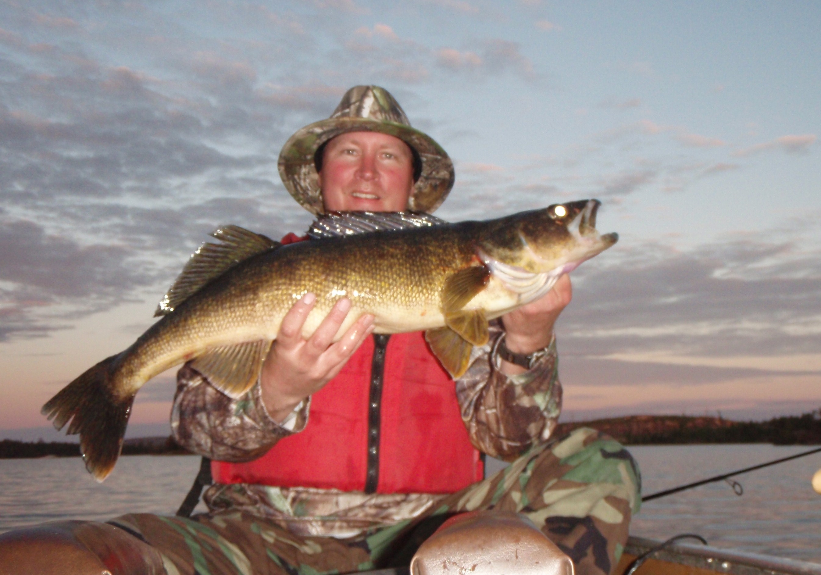 Big Walleye caught on Boundary Waters Canoe Area in Grand Marais, MN on ...