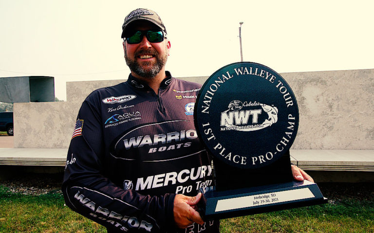 Kent Andersen Takes 1st Place at the NWT on Oahe | WalleyeFIRST