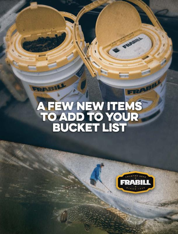 New Frabill Bait Buckets | OutdoorsFIRST