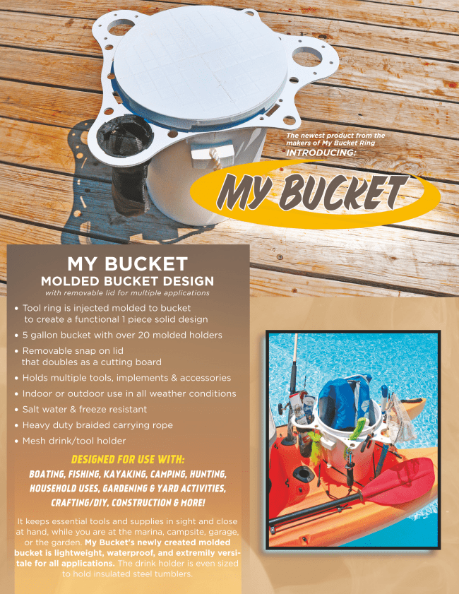 My Bucket’s Debut launching on ICAST | OutdoorsFIRST